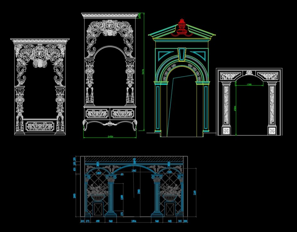 1. Classic Furniture CAD Blocks free download | Free Cad Blocks ...