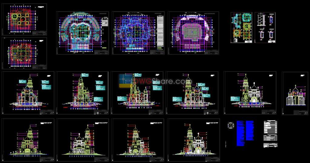 15.Cathedral AutoCAD file free download | Free Cad Blocks, download DWG ...