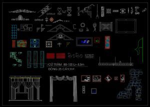 2. Accessories AutoCAD blocks free download