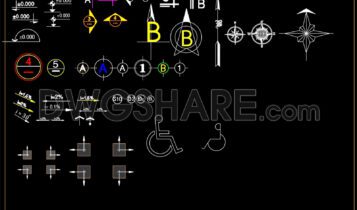 543. Free CAD Frameless Glass Railing Detail DWG