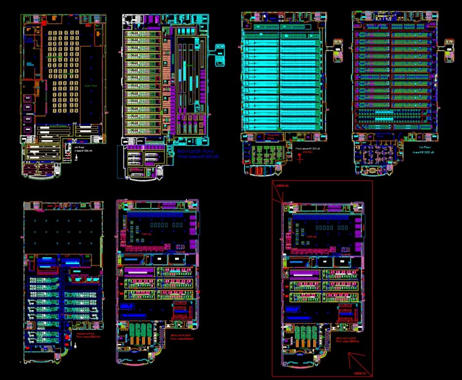3.Factory Building AutoCAD blocks free download | Free Cad Blocks ...
