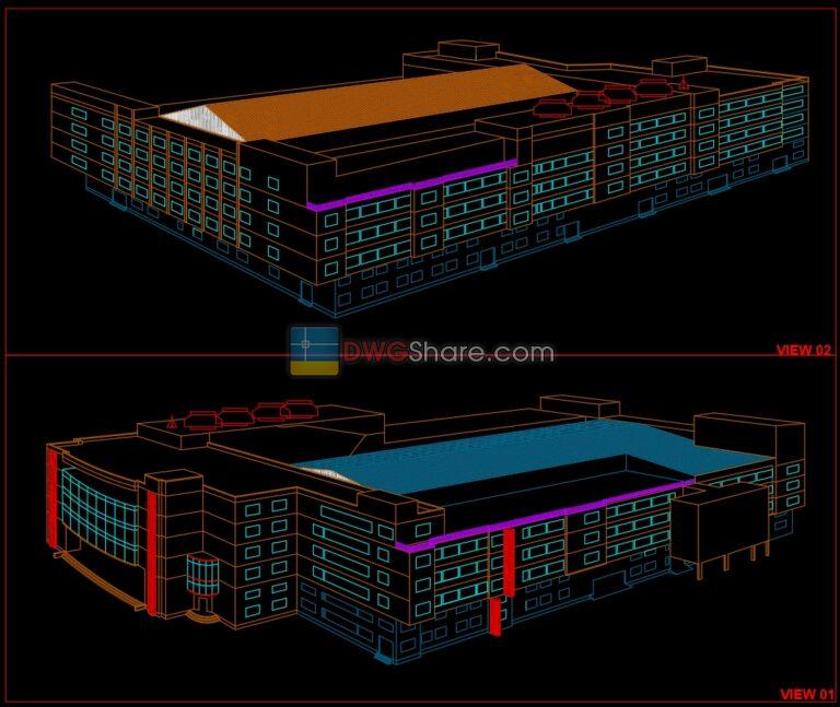3.Factory Building AutoCAD blocks free download | Free Cad Blocks ...