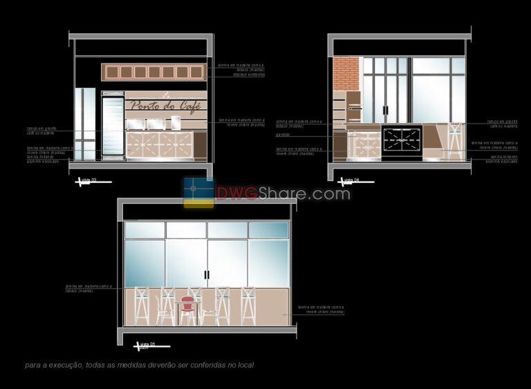 4. Cafeteria AutoCAD blocks free download | Free Cad Blocks, download ...