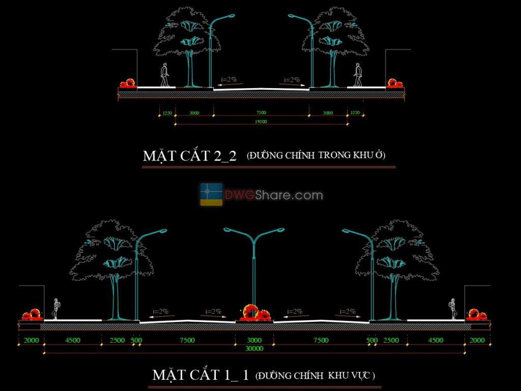 4. Road sections Cad Blocks free download