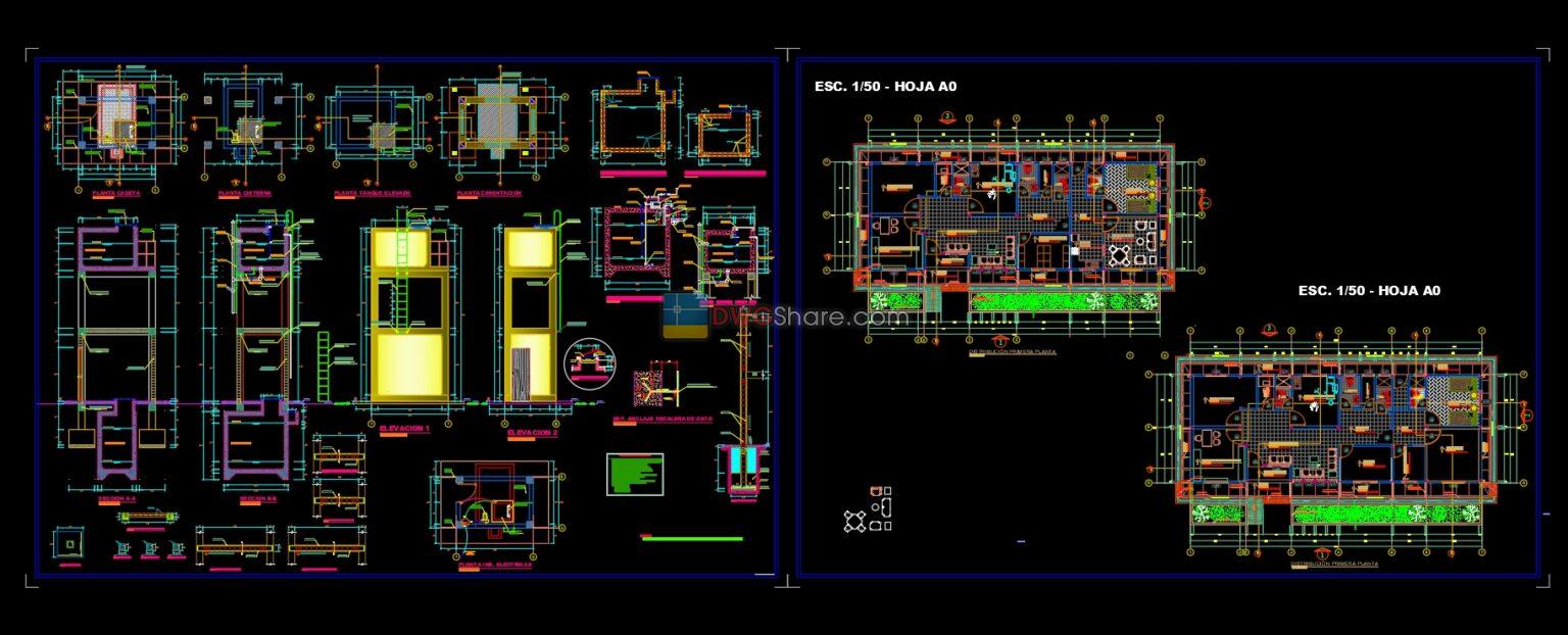 7.Multispeciality Hospital AutoCAD Detail free download | Free Cad ...