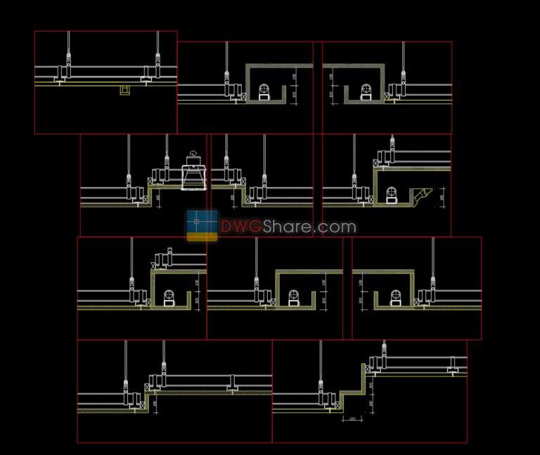 Free Autocad Ceiling Details 1 | Free Cad Blocks, download DWG models ...