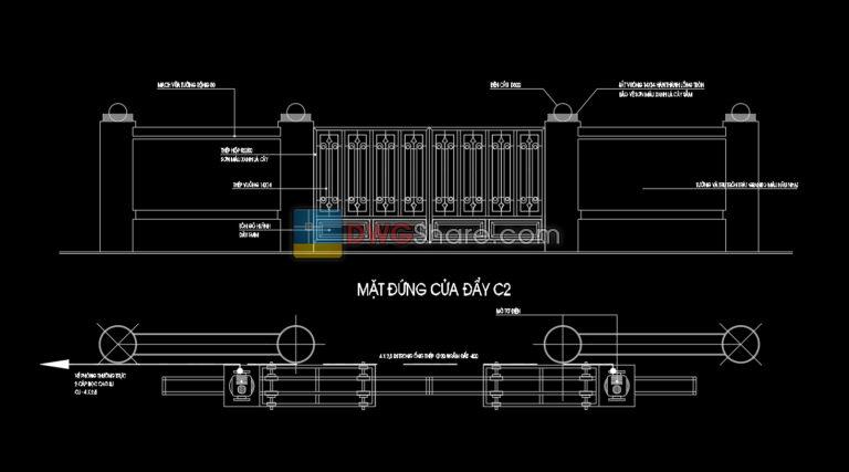 10. Fence design AutoCAD blocks free download | Free Cad Blocks ...