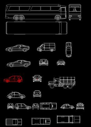 1.Transport AutoCAD blocks free download