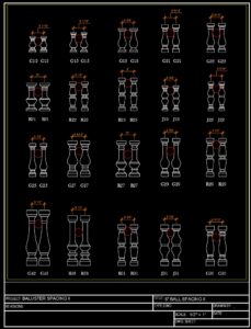 5.Standard Balusters AutoCAD file free download | Free Cad Blocks ...
