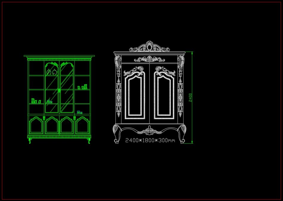 4.Classic Furniture CAD Blocks free download