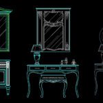 7.Classic Dressing Table CAD Blocks free download - Free Cad Blocks ...