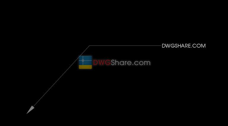 Leader command in CAD | Free Cad Blocks, download DWG models for ...