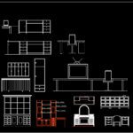20.Wine cabinet, wardrobe, Display cabinets Cad Blocks free download ...