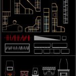 20.Wine cabinet, wardrobe, Display cabinets Cad Blocks free download ...