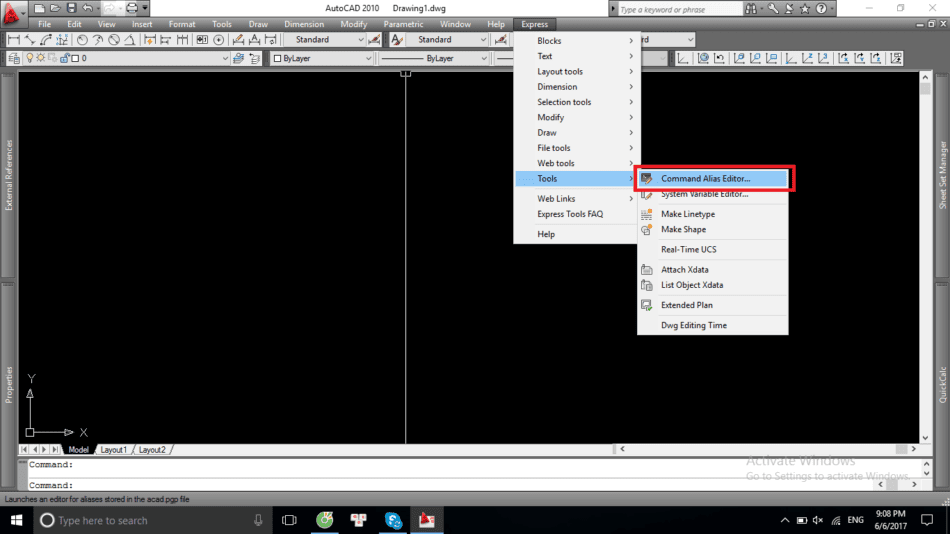 200 basic shortcut commands in AutoCAD