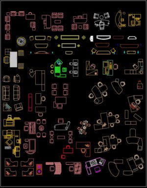 25.Furniture Cad Blocks free download