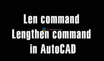 Regen command in AutoCAD – Regenerate the objects on screen