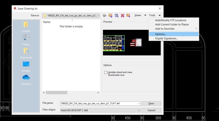 Save as command in AutoCAD – Create the format DXF file | Free Cad ...