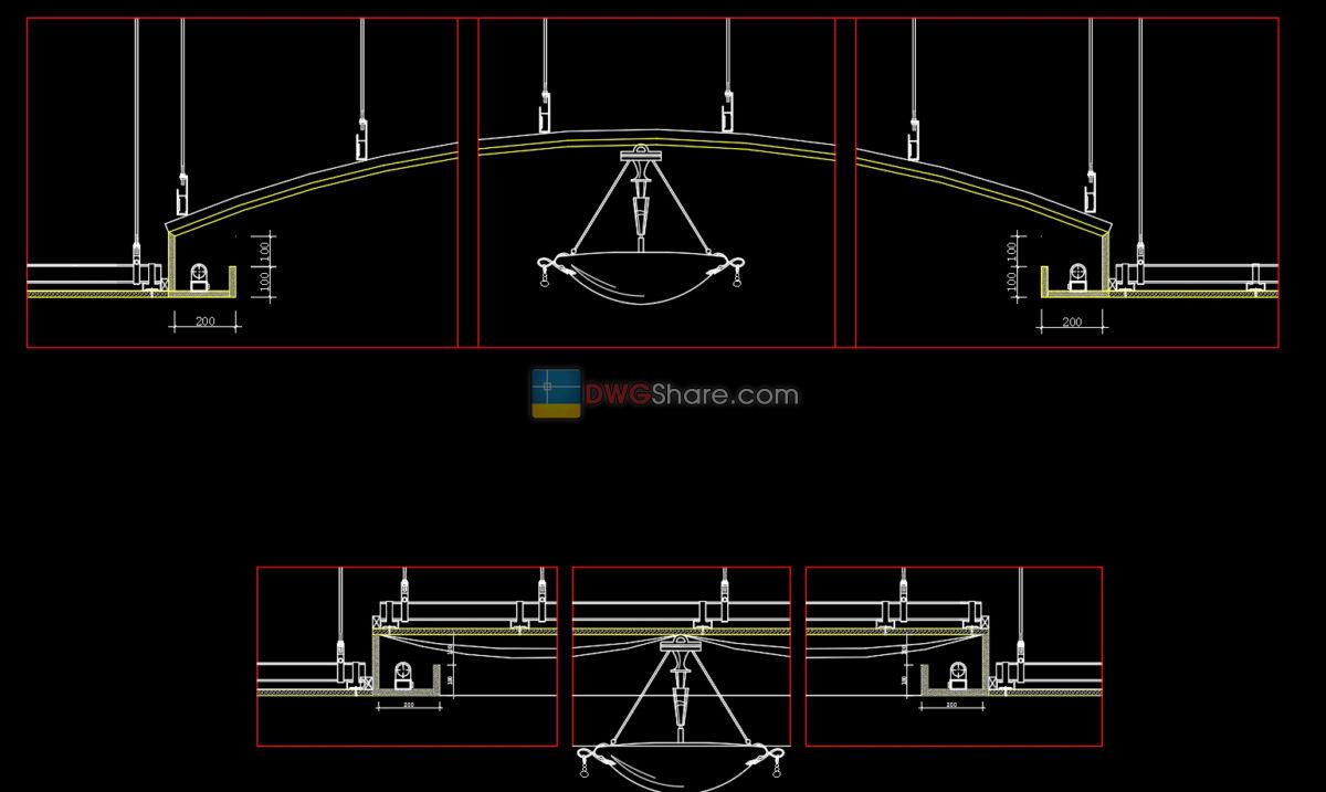 10.Free Autocad Ceiling Details