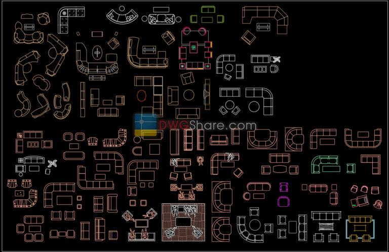 26.Furniture Cad Blocks free download