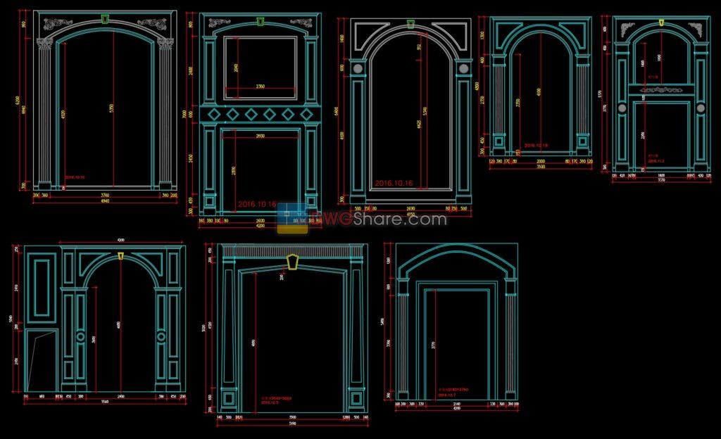 5.Interior design Neoclassical wall design
