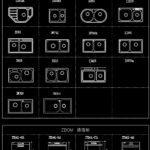 10.Gas cooker, Induction cooker, Kitchen hood AutoCAD blocks free ...