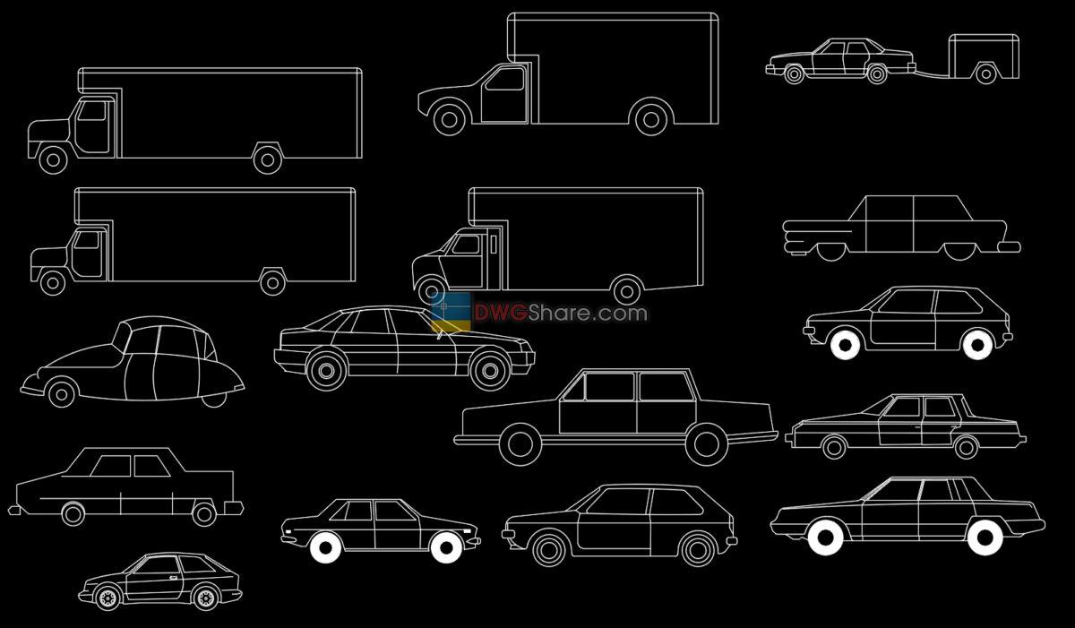 10.Transport AutoCAD blocks free download