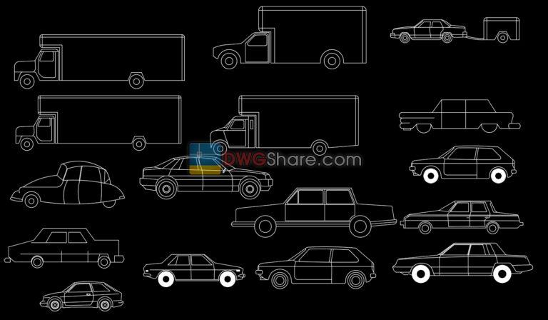 10.Transport AutoCAD blocks free download