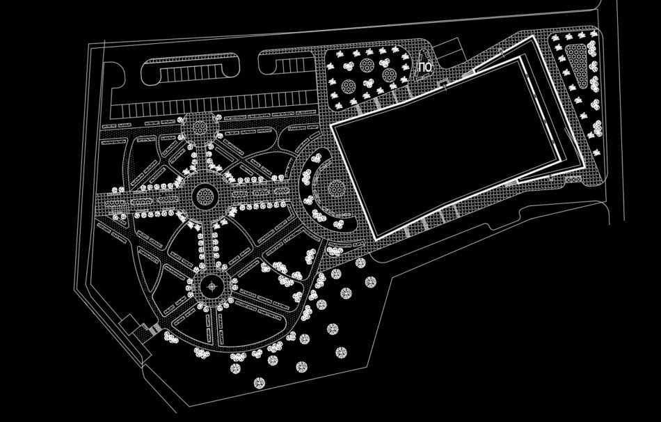 10.Urban landscaping AutoCAD blocks free download