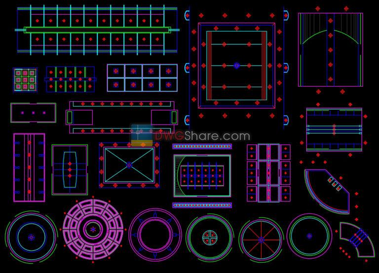 12.Free Autocad Ceiling Details