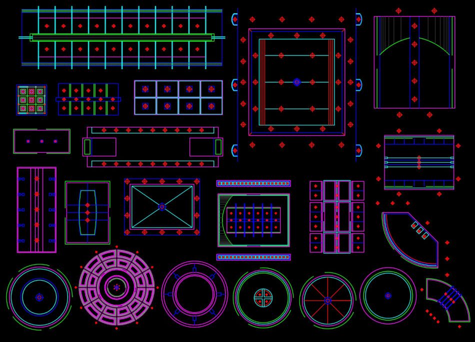 12.Free Autocad Ceiling Details