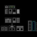 13.Cabinet doors and drawer fronts AutoCAD blocks free download (4 ...