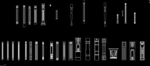 16.Other Kitchen Accessories AutoCAD blocks free download