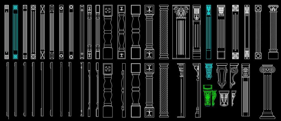 16.Other Kitchen Accessories AutoCAD blocks free download