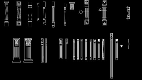 16.Other Kitchen Accessories AutoCAD blocks free download