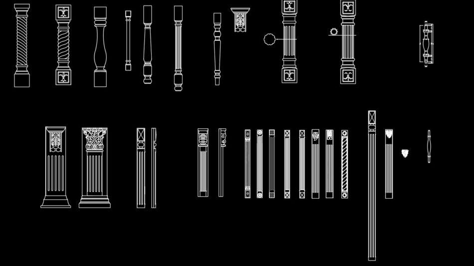 16.Other Kitchen Accessories AutoCAD blocks free download