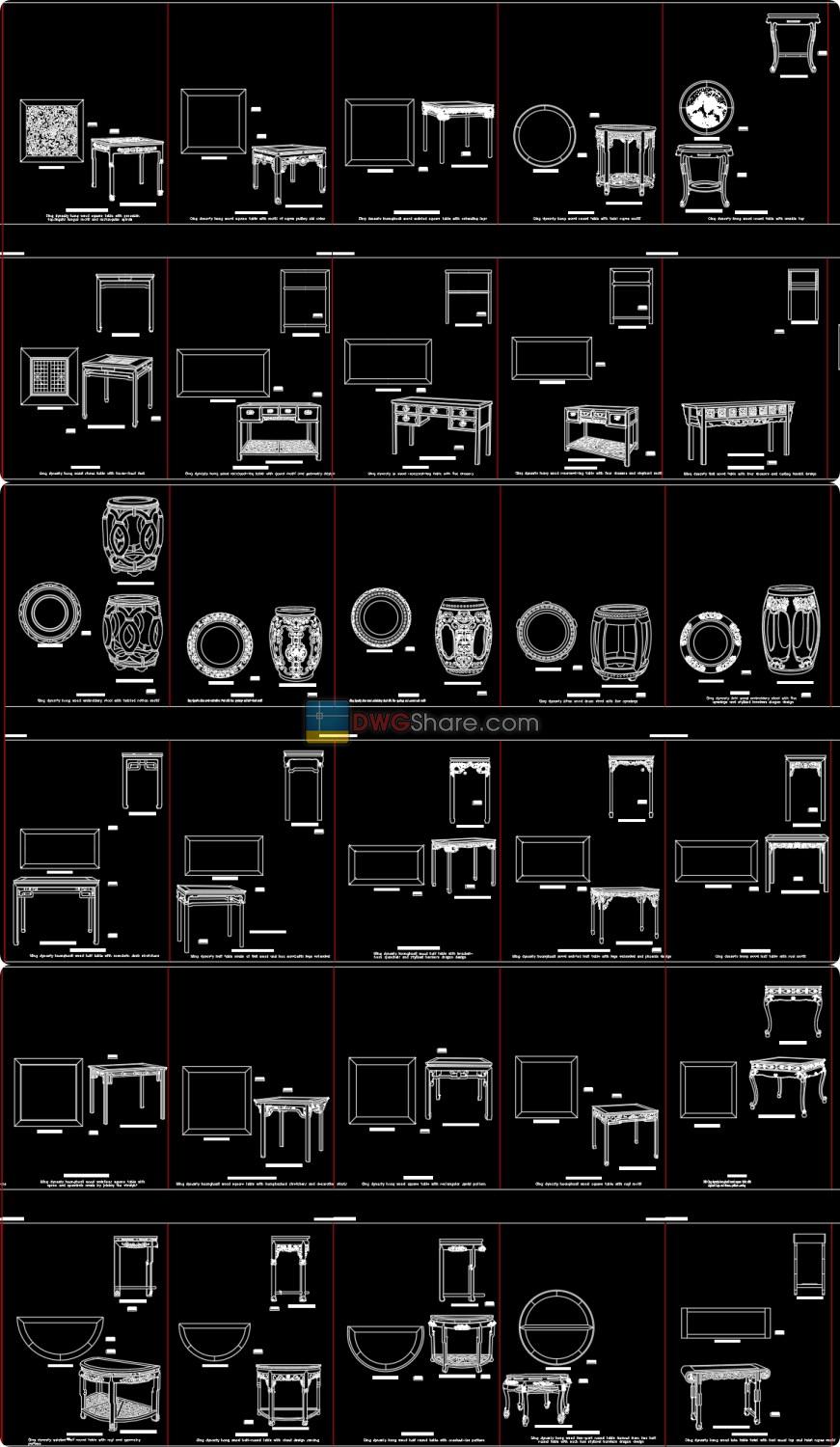 10.Garbage Bin CAD Blocks