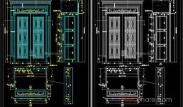24.Gas cooker, Induction cooker AutoCAD blocks free download