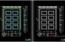 250. CAD blocks for refrigerator, freezer, oven, and various types of doors