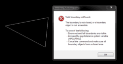 Error of not hatching in CAD (the way to overcome)
