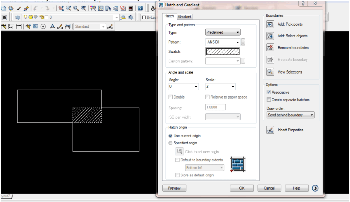 Error of not hatching in CAD (the way to overcome)