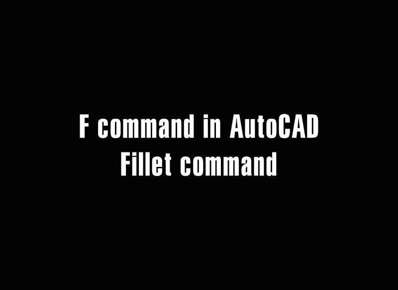 F command in AutoCAD – Fillet command - Free Cad Blocks, download DWG ...