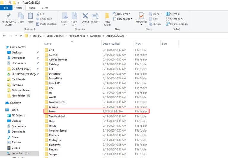 Full Autocad Font: Full set of 500 Fonts and the detailed way to install