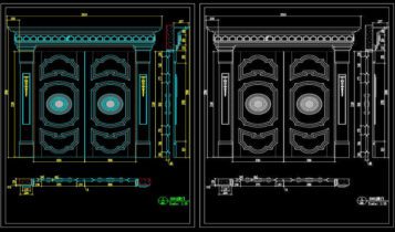 12.Multi function hall AutoCAD File DWG