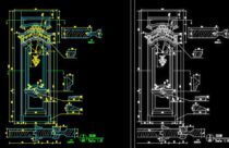 99.Shoe Storage Cabinet Cad Blocks free download