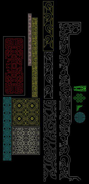 23.Decorative pattern free download | Free Cad Blocks, download DWG ...