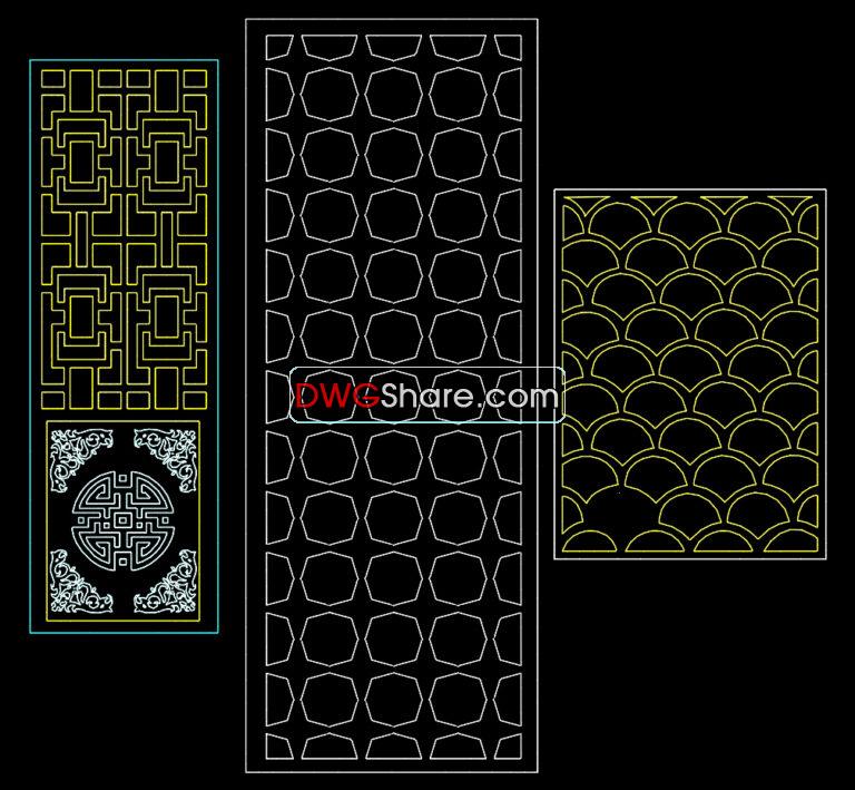 29.Decorative pattern free download | Free Cad Blocks, download DWG ...