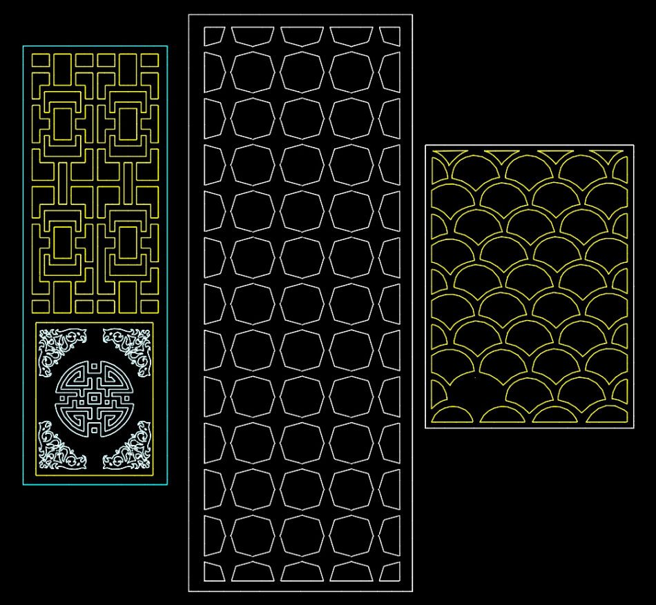29.Decorative pattern free download | Free Cad Blocks, download DWG ...