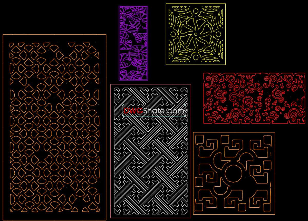 30.Decorative pattern free download | Free Cad Blocks, download DWG ...