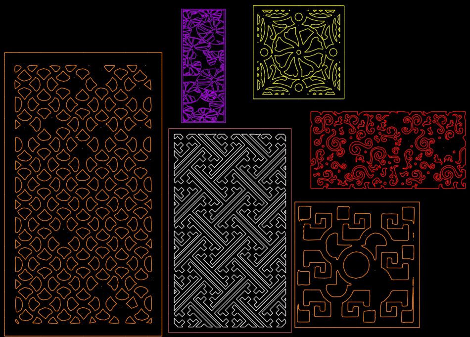 30.Decorative pattern free download | Free Cad Blocks, download DWG ...